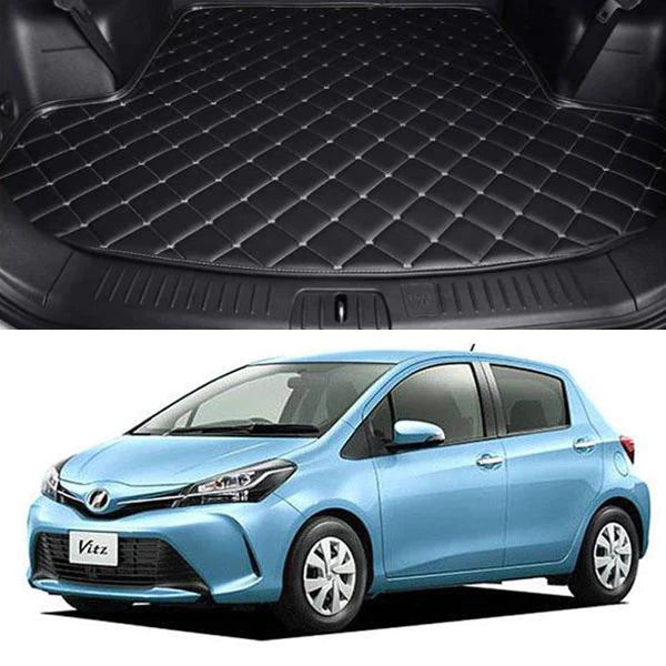 Toyota Vitz 7D Custom Trunk Mat - Model 2014-2022